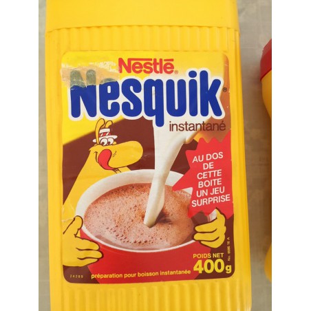 2 Boites Chocolat en poudre vintage 80's en plastique jaune : Groquik ...